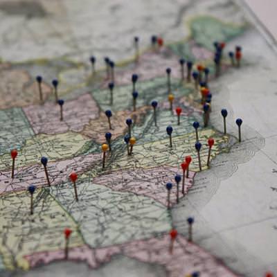 DIY Map Canvas {Printable Maps} – Tip Junkie