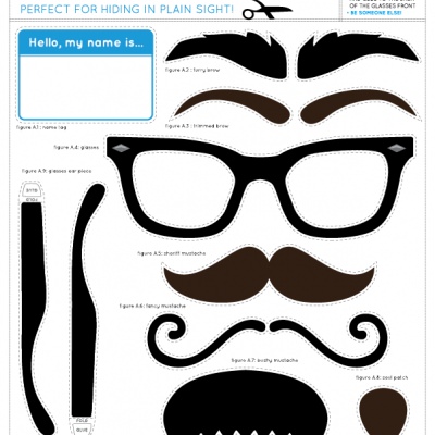 Printable Disguise Kit {free} – Tip Junkie