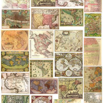 Printable Map Collage – Tip Junkie