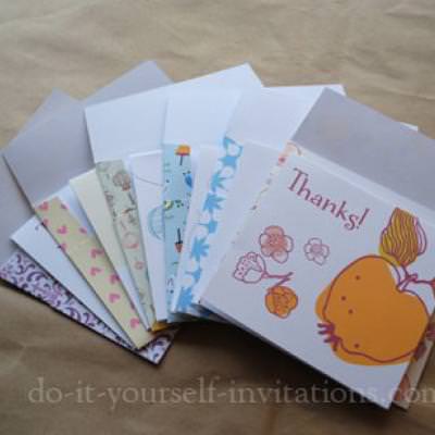 Printable Thank You Cards with Matching Envelopes – Tip Junkie