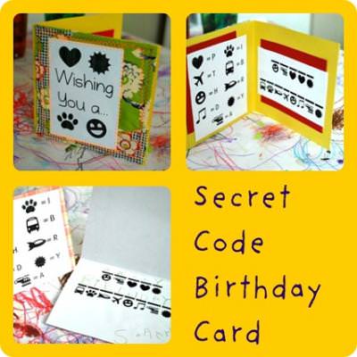 Secret Code Puzzle Birthday Card – Tip Junkie
