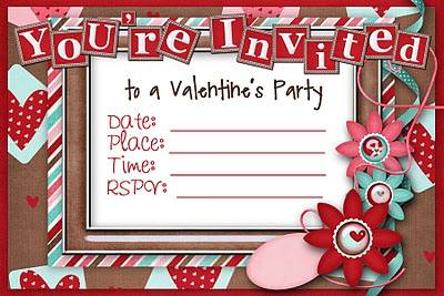 Valentine Party Invitation {Printable} – Tip Junkie