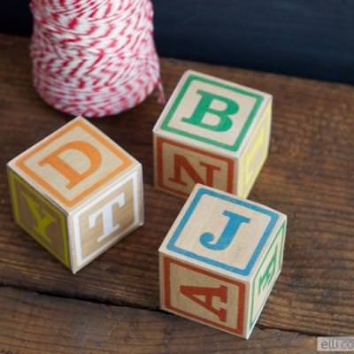 Alphabet Block Boxes {diy} – Tip Junkie