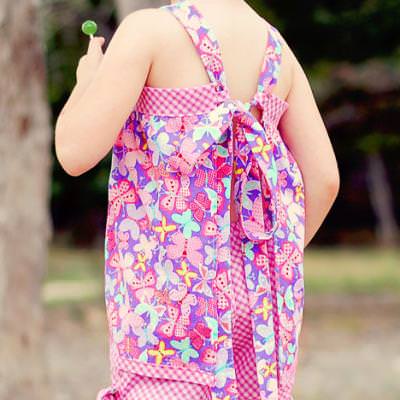 Apron Top Pattern and Tutorial {Girls Tops} – Tip Junkie