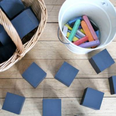 Chalkboard Blocks {Homemade Educational Toys} – Tip Junkie