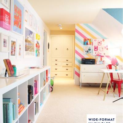 Colorful Living and Play Room Reveal {Using Color} – Tip Junkie