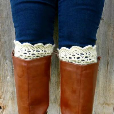 Crochet Boot Cuffs {free pattern} – Tip Junkie
