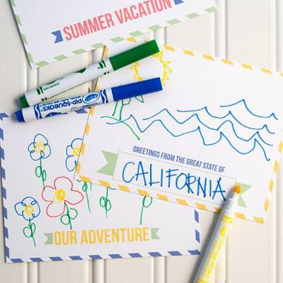 Summer Vacation Postcards {diy} – Tip Junkie