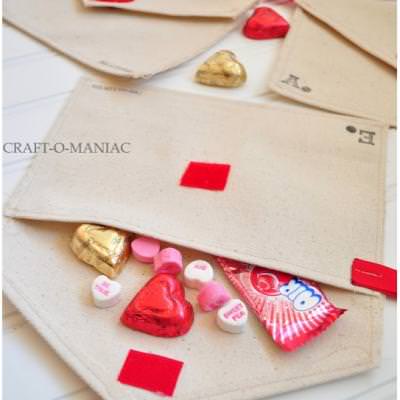 DIY Valentine Canvas Envelopes – Tip Junkie