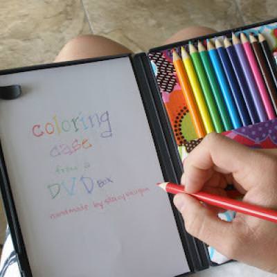 DVD Coloring Case Perfect for Traveling With Kids – Tip Junkie
