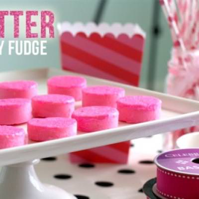 Glitter Party Fudge {party favor} – Tip Junkie