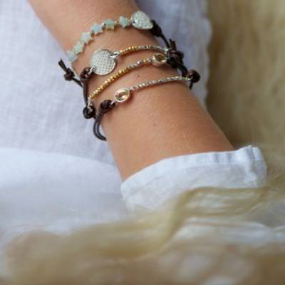 Leather and Bead Bracelet {Bracelets} – Tip Junkie