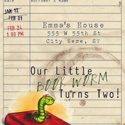 Little Bookworm Party {kids birthday party} – Tip Junkie