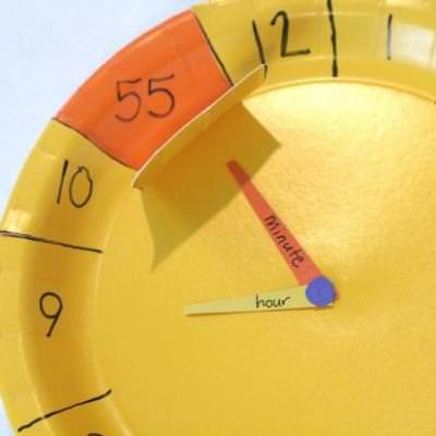Make a Paper Clock {Learning to Tell Time} – Tip Junkie