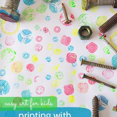 Painting with Nuts and Bolts {Art} – Tip Junkie