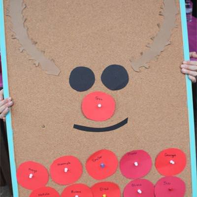 Pin The Nose on The Reindeer {Holiday Games} – Tip Junkie