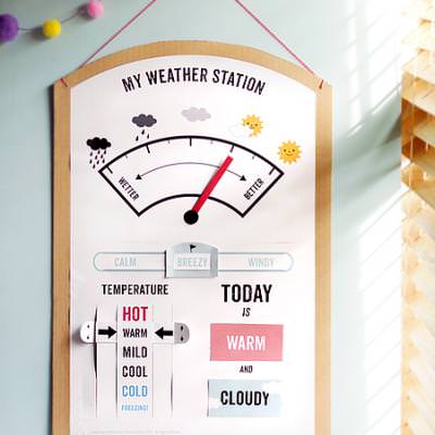 Printable Weather Station {Weather} – Tip Junkie