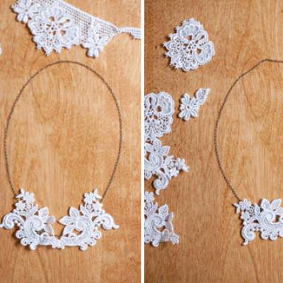 Simple Lace Necklace {Necklaces} – Tip Junkie