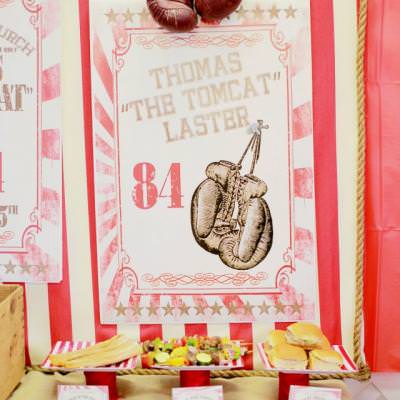 Vintage Boxing Party {party theme ideas for adults} – Tip Junkie