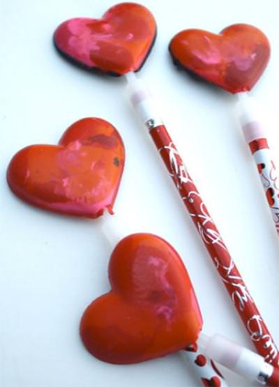 Crayon Heart Pencil Toppers – Tip Junkie