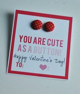 Cute as a Button Valentine Cards {printable} – Tip Junkie