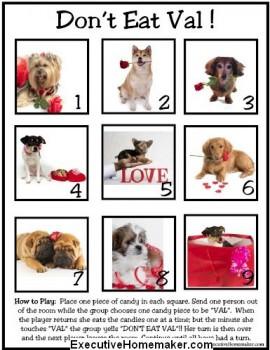 Don’t Eat Val Printable Game – Tip Junkie