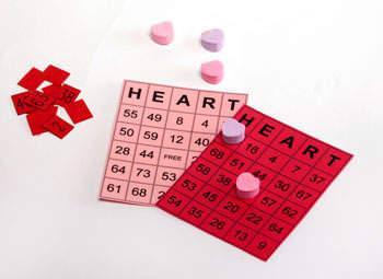 Printable “Heart” Bingo Cards – Tip Junkie