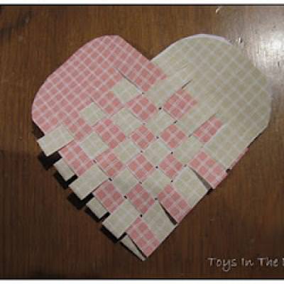 Woven Hearts {Valentine Paper Crafts} – Tip Junkie